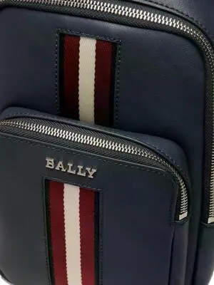 BALLYネイビー バッグ/レザー/NVY/SLING BAG STARLEX Bally Leather Sling Bag With Ribbon Detail - Blue | Editorialist