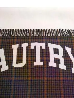 AUTRY Checked Fringed Throw