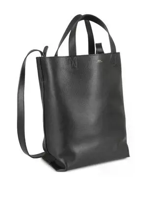A.p.c. Medium Maiko Leather Tote Bag