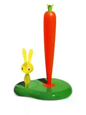 ALESSI Rabbit Carrot Paper Roll Holder - Green