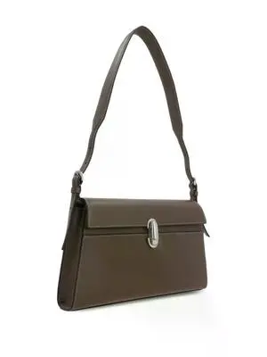 Savette Turn-lock Flap Shoulder Bag