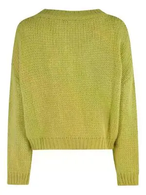 ROBERTO COLLINA V-neck Knitted Sweater