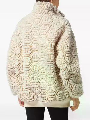 Philipp Plein Monogram Teddy Bomber Jacket