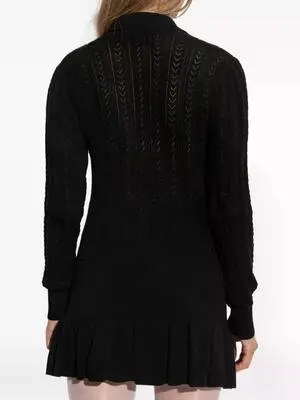 Alessandra Rich Button-embellished Knitted Cardigan