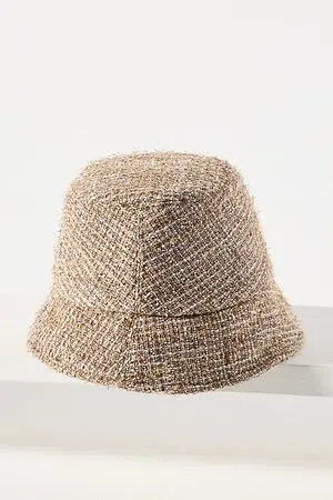 Eugenia Kim Yuki Tweed Bucket Hat - Camel