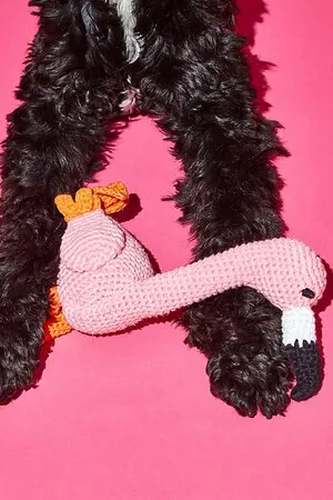 WARE OF THE DOG Hand Crochet Flamingo - Pink