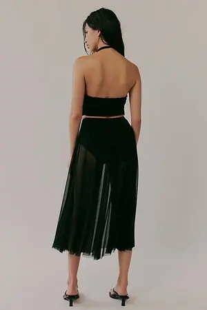 Norma Kamali Flared Skirt