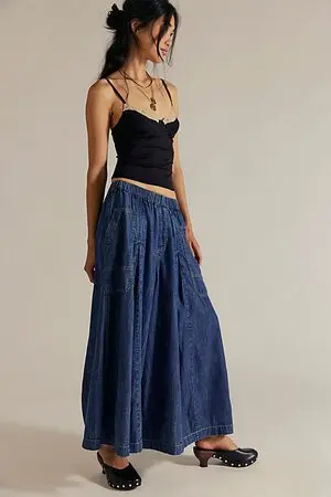 Free People Ludlow Pull-on Culottes