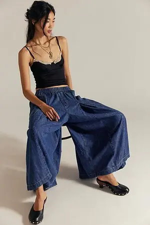 Free People Ludlow Pull-on Culottes