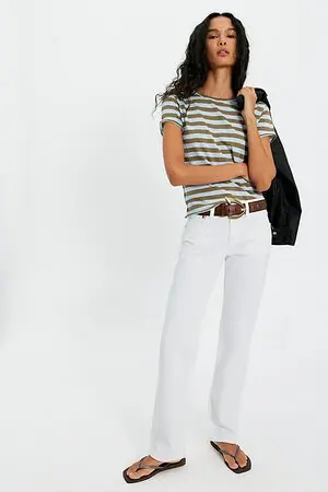 AGOLDE Low-rise Slim Jeans - Marshmallow