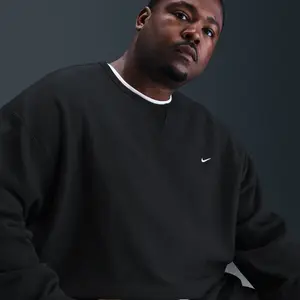 Nike Solo Swoosh Fleece Crew - Black