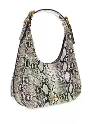 Michael Kors Nolita Snakeskin Shoulder Bag - Grey