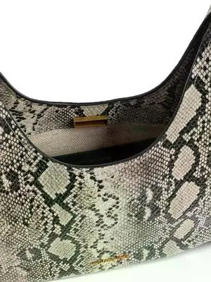 Michael Kors Nolita Snakeskin Shoulder Bag - Grey