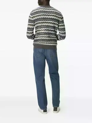 Missoni Chevron-pattern Sweater - Grey