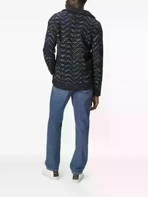Missoni Wave-pattern Shawl-collar Cardigan