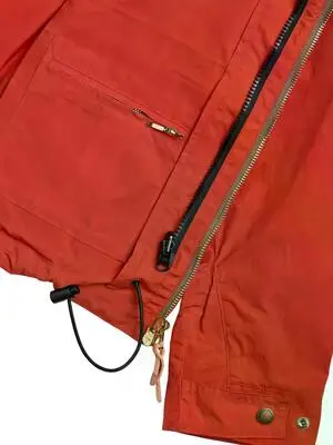 CECCARELLI Hooded Drawstring Jacket - Orange