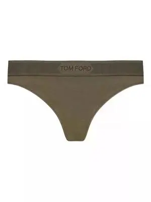 TOM FORD Logo-embellished Thong