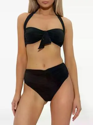 Balmain Halterneck Ruched Bikini