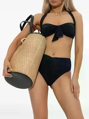 Balmain Halterneck Ruched Bikini