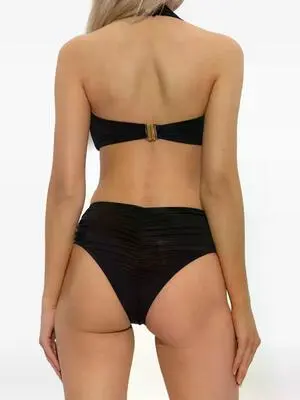 Balmain Halterneck Ruched Bikini