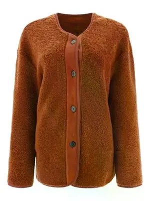 GIOVI Button-fastening Shearling Jacket