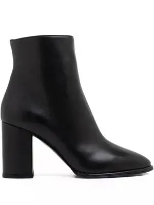 LE SILLA 90mm Block-heel Leather Boots