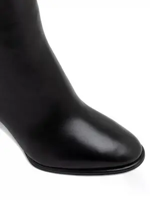 LE SILLA 90mm Block-heel Leather Boots