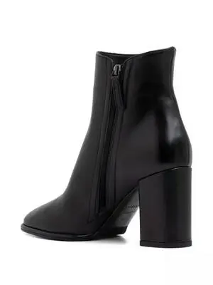 LE SILLA 90mm Block-heel Leather Boots