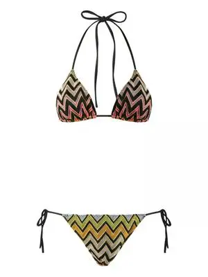 Missoni Patterned Two-piece Bikini - Black