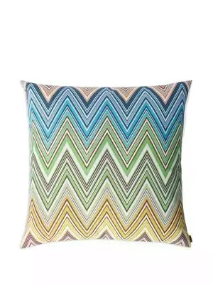 Missoni Kew Zigzag-patterned Cushion - Green