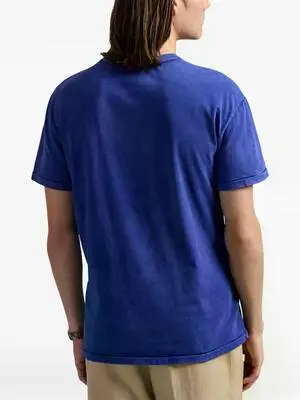 Polo Ralph Lauren Logo-print Crew-neck T-shirt - Blue