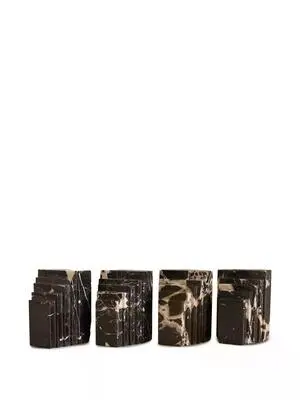 SOHO HOME Lola Marble Bookends - Black