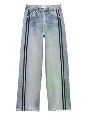 Rag & Bone Miramar Terry Side-stripe Jeans