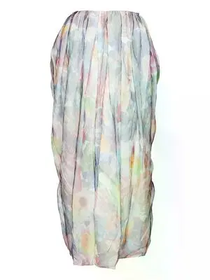JIL SANDER Floral-print Egg-shaped Skirt