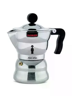 ALESSI Moka Espresso Coffee Maker - Silver