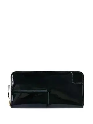 Comme Des Garçons Reversed-zip Wallet - Black