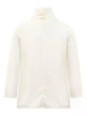 JUCCA Bow-neck Three-quarter Sleeve Top
