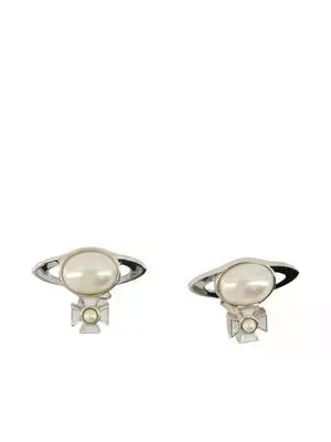 VIVIENNE WESTWOOD Gaby Orb Pearl Earrings