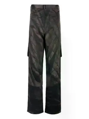 JIYONGKIM Sun-bleached Cargo Pocket Trousers