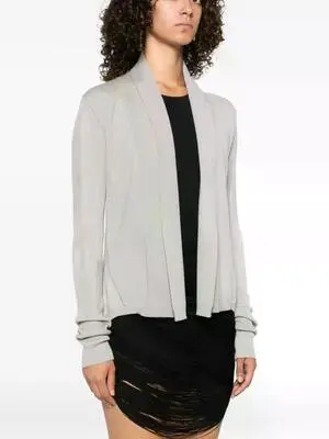 Rick Owens Ribbed Open-front Cardigan