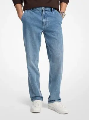 Michael Kors Light Wash Jeans For Men
