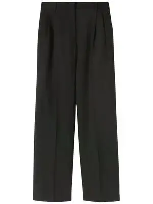 Burberry Wide-leg Wool Trousers