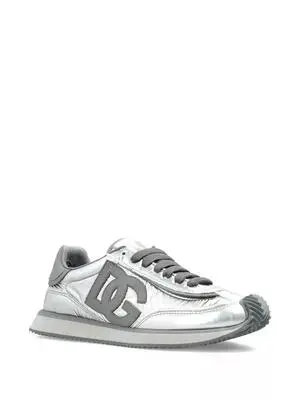 Dolce & Gabbana Dg Cushion Laminated Sneakers - Grey
