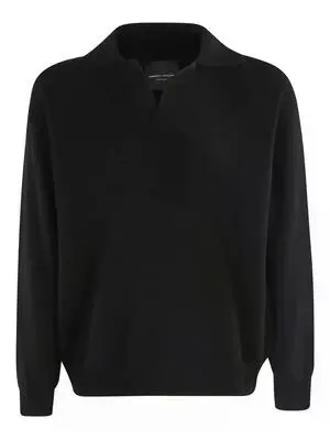 ROBERTO COLLINA V-neck Long Sleeve Sweater