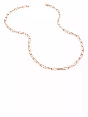 Monica Vinader Alta Textured Chain Necklace - Pink