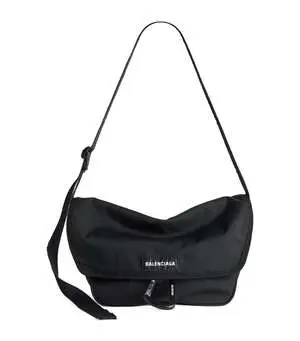 Balenciaga Explorer Flap Messenger Bag - Black