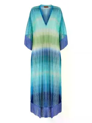 Missoni Fringed Kaftan - Blue