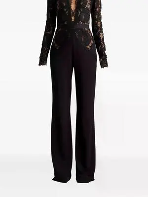 Tadashi Shoji Lace Panelled Jumpsuit - Black