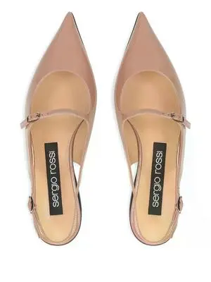 SERGIO ROSSI Pointed-toe Slingback Pumps