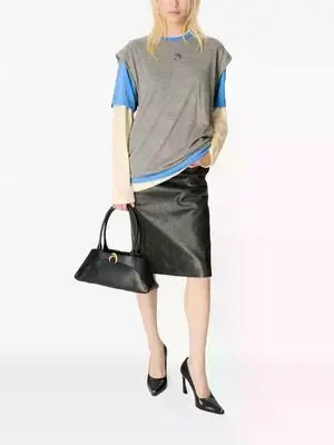 MARINE SERRE Layered T-shirt - Grey